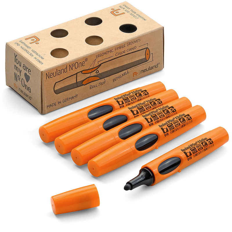 Neuland No.One® Outliner, 5/set U5, round nib